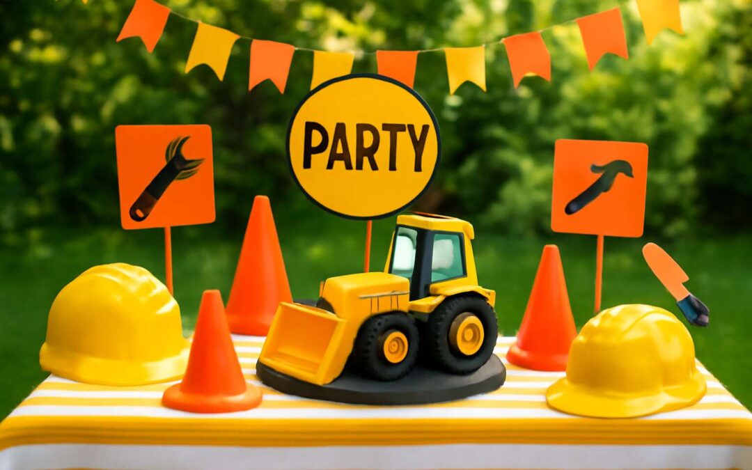 Discover construction party ideas: themes, activities, and DIY builder ...